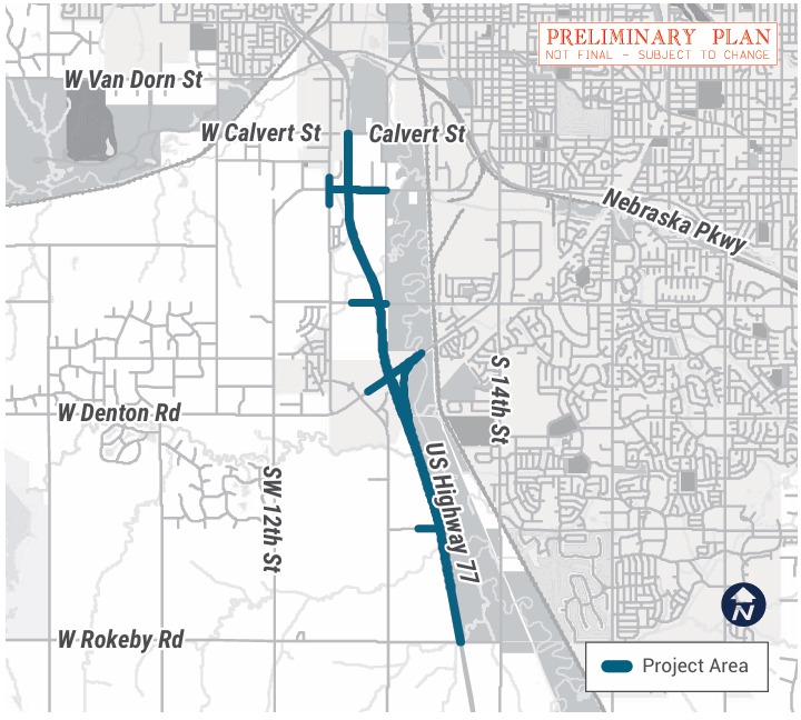 NDOT's 2025 road construction plan includes $51 million Lincoln West ...